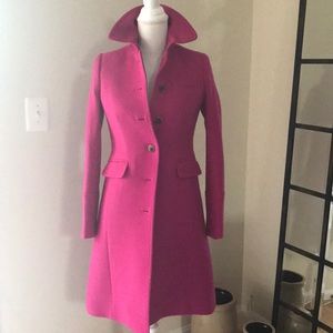 J. Crew | Jackets & Coats | J Crew Pink Coat 0 Nwot | Poshmark